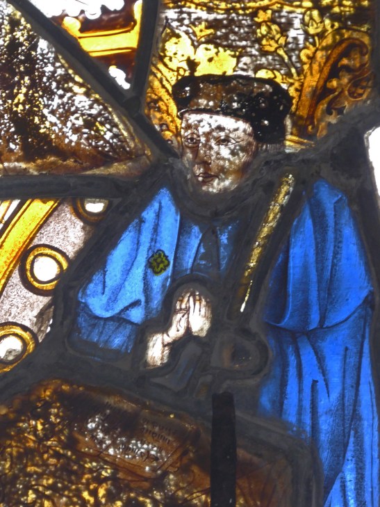 The face of Abbot Curteys – in glass from St Edmunds Abbey? – Francis Young